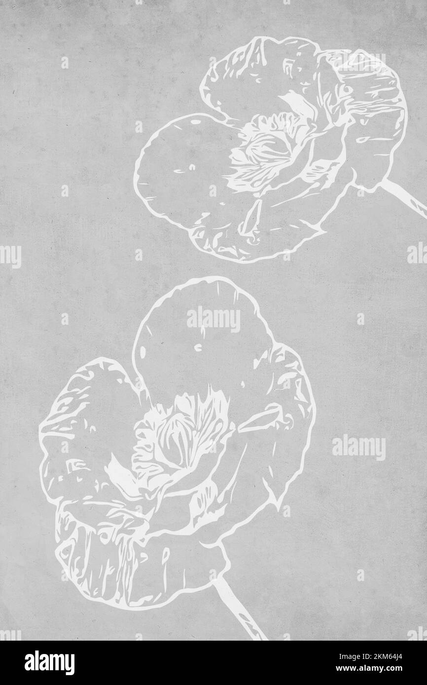 Romantic printable card Black and White Stock Photos & Images - Alamy
