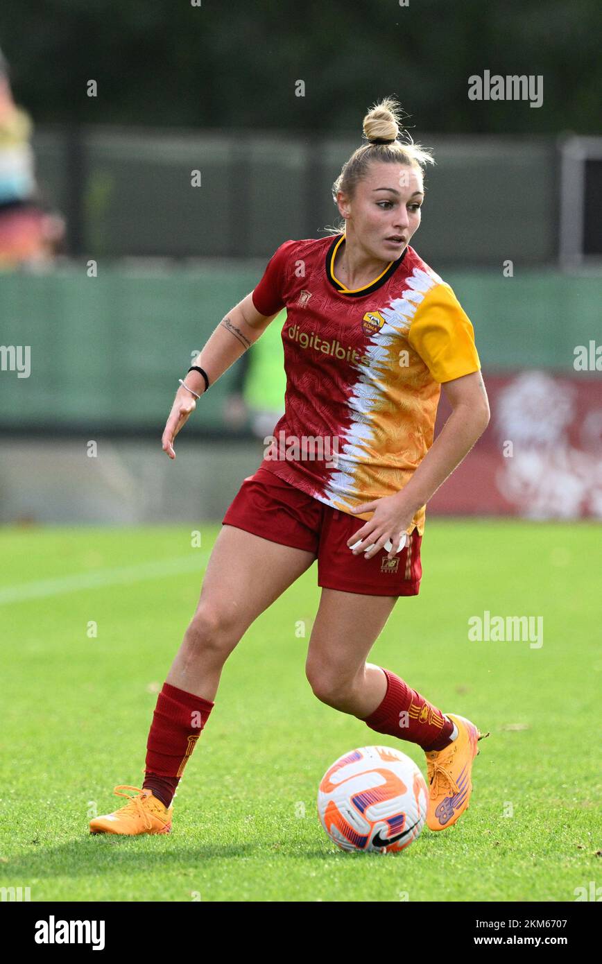 Giada Greggi (AS Roma Women) during the Italian Football Championship ...