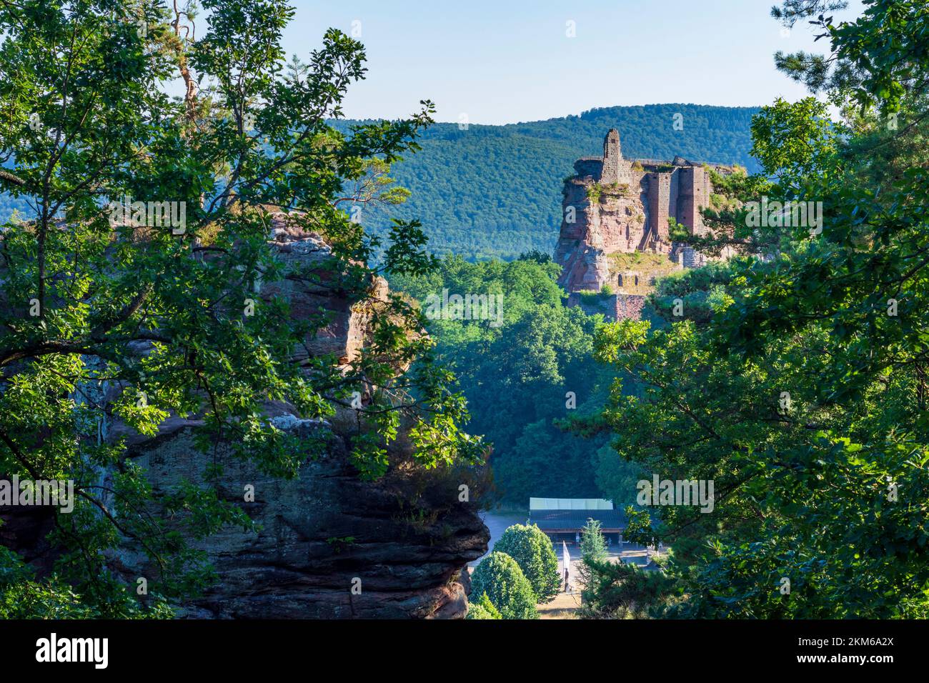 Lembach: Fleckenstein Castle in Palatinate Forest-North Vosges ...