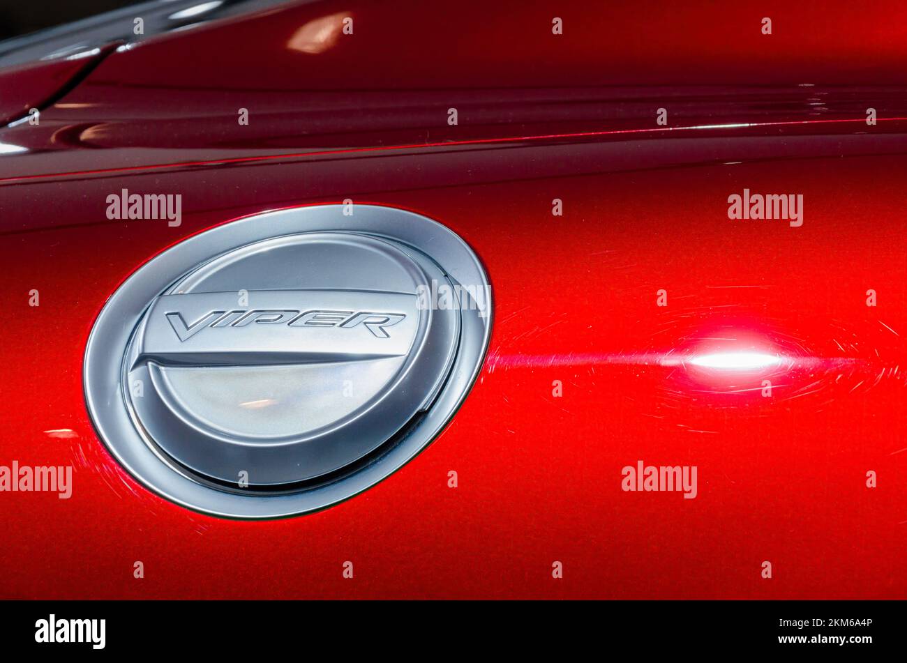 Viper car detail Stock Photo - Alamy