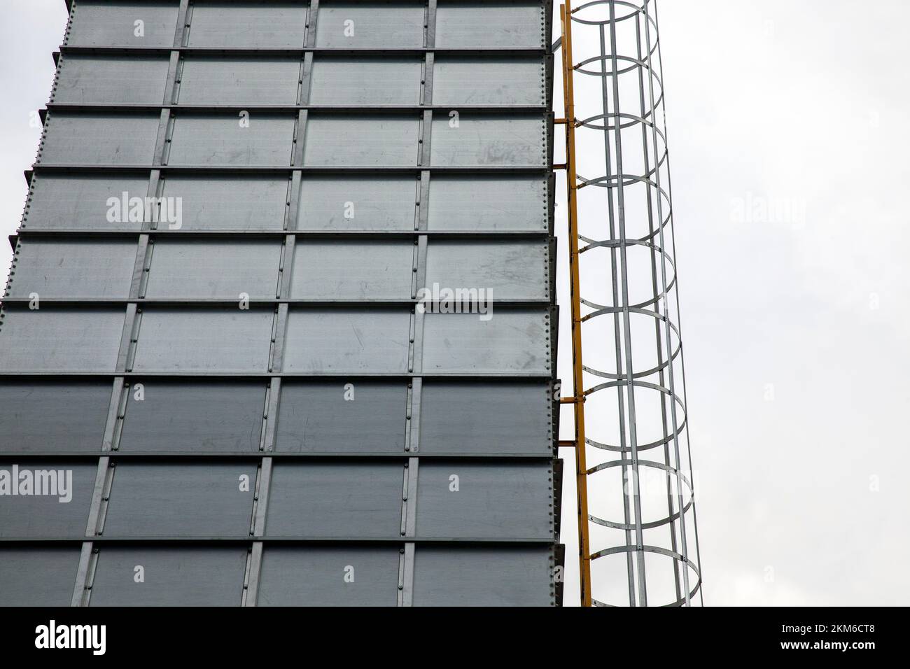 a metal building at an industrial enterprise, a metal structure for ...