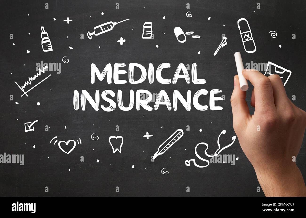 Hand drawing medical concept concept Stock Photo - Alamy