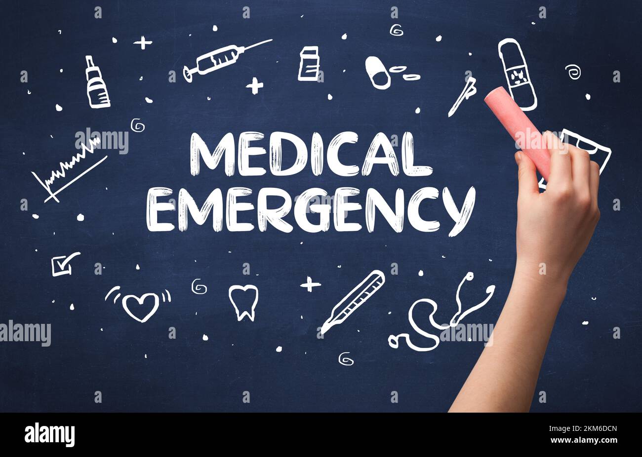 Hand drawing medical concept concept Stock Photo - Alamy