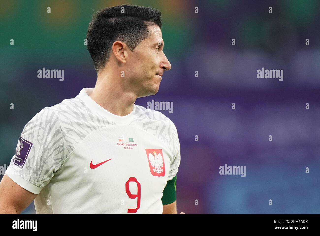 Robert Lewandowski during the FIFA World Cup, Qatar. , . in Doha, Qatar ...