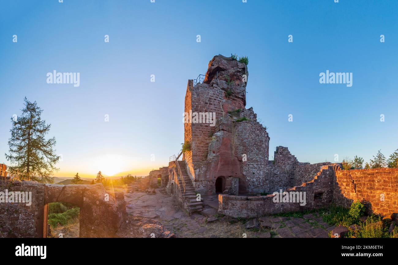 Chateau du hohenbourg hohenburg castle hi-res stock photography and ...
