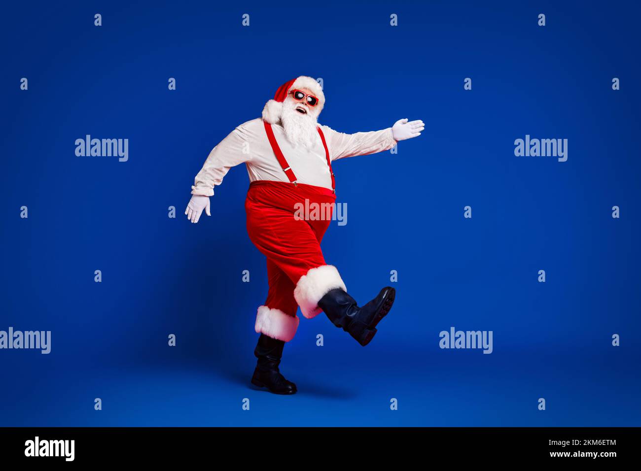 Full Length Body Size View Of His He Attractive Cheerful Cheery Funny