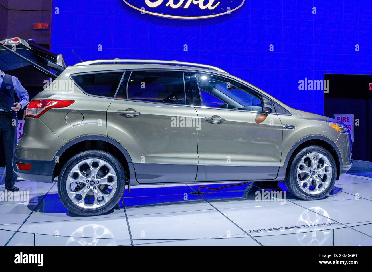 Ford Titanium Ecoboost 4wd Stock Photo - Alamy