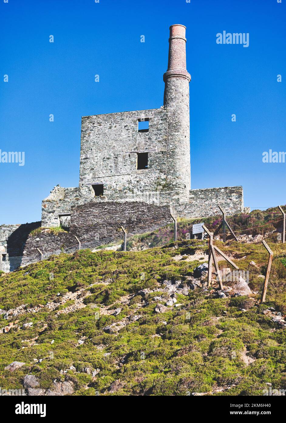 Copper mine abandoned and closed in 1962, Wild Atlantic Way, Allihies ...