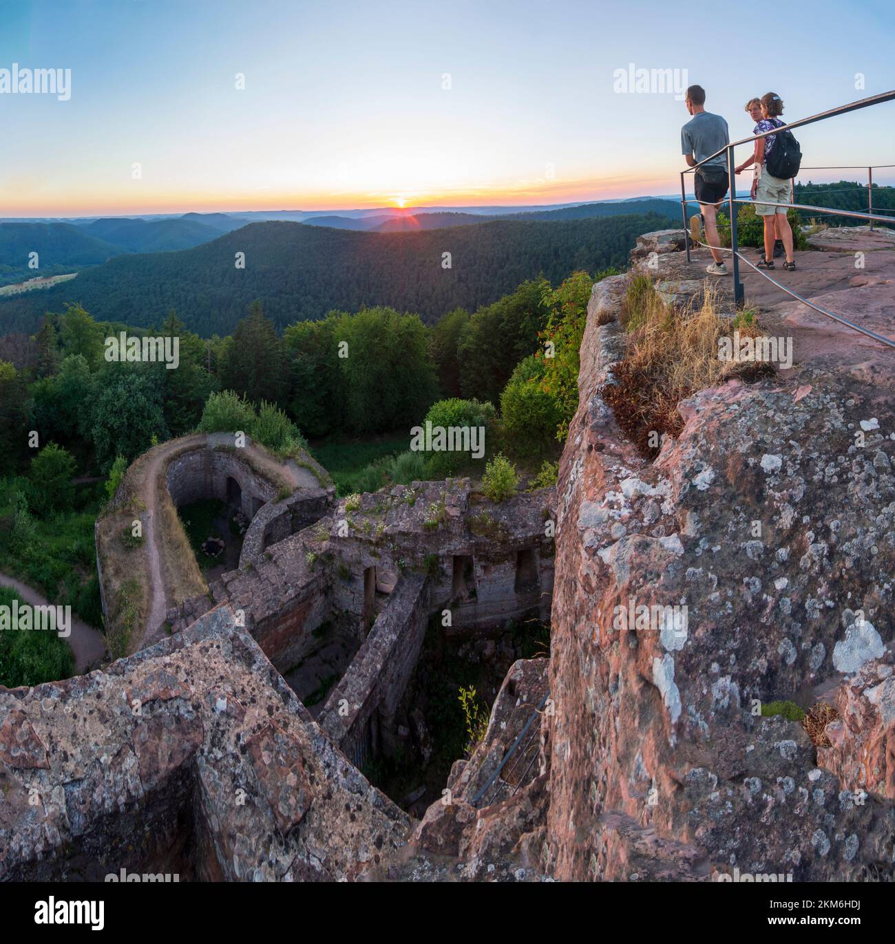 Chateau du hohenbourg hohenburg castle hi-res stock photography and ...
