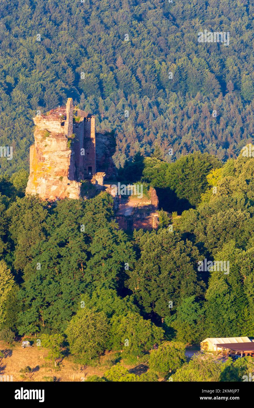 Lembach: Fleckenstein Castle in Palatinate Forest-North Vosges ...