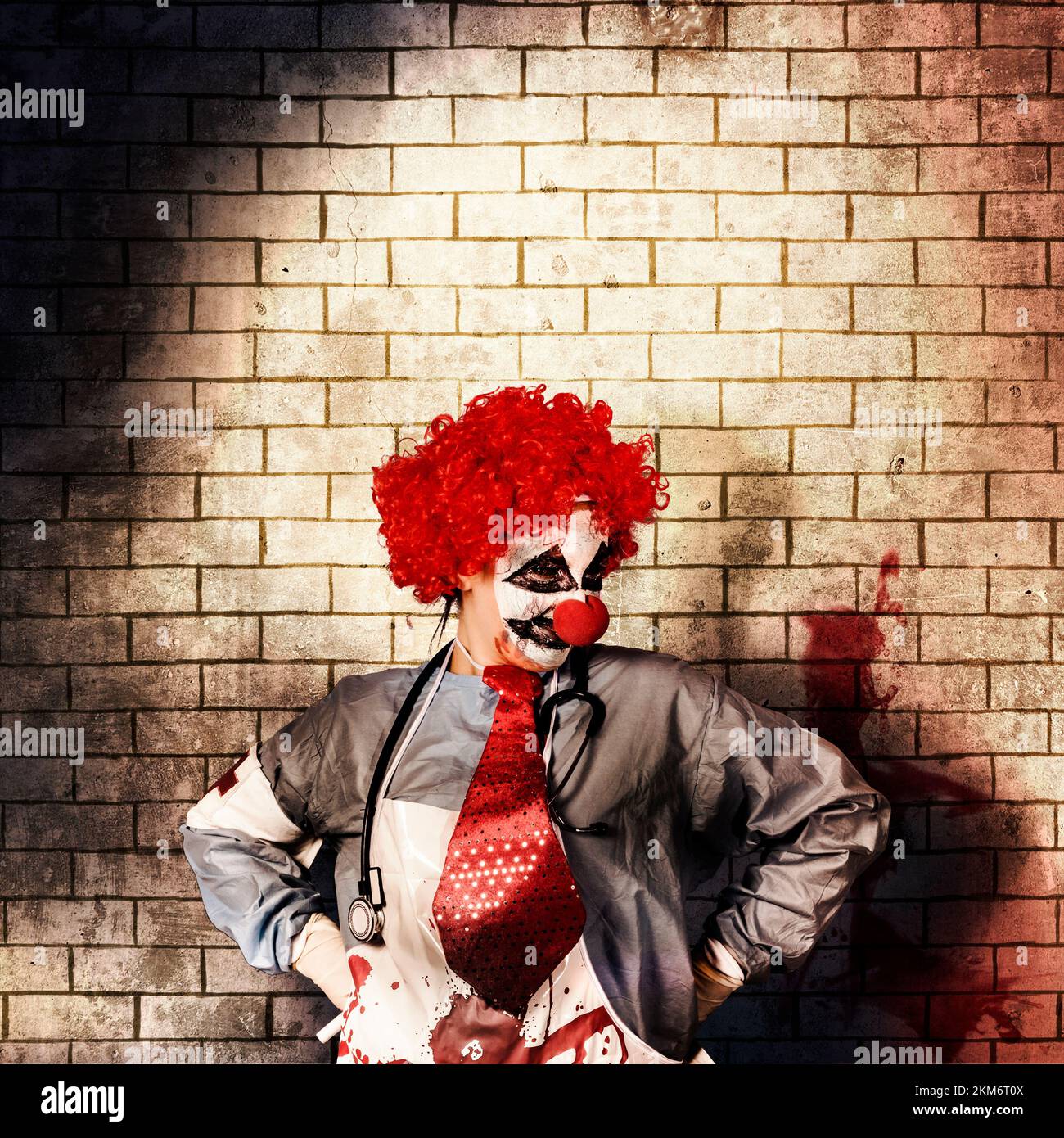 Goth clown hi-res stock photography and images - Alamy