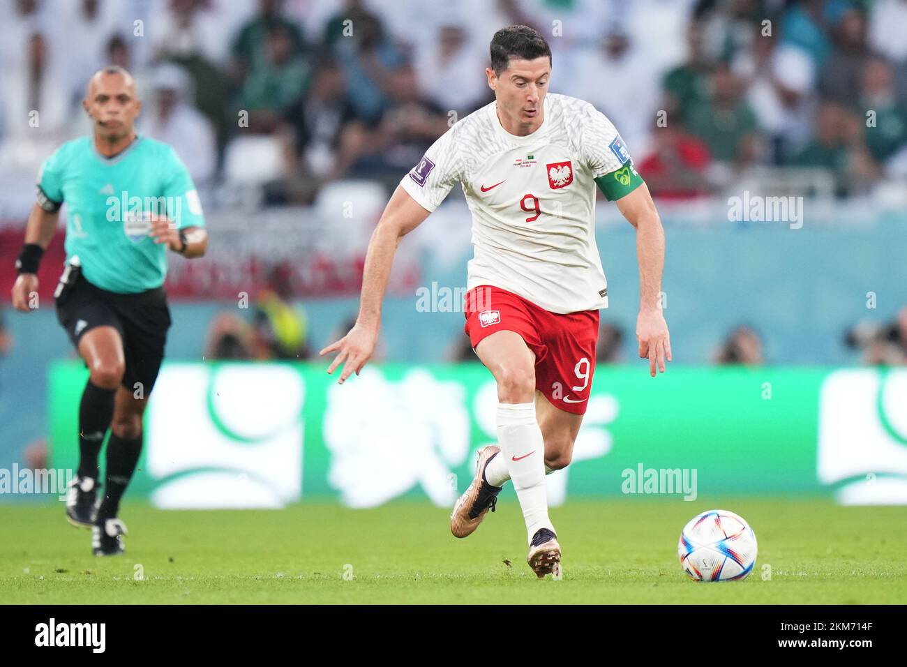 Robert Lewandowski during the FIFA World Cup, Qatar. , . in Doha, Qatar ...