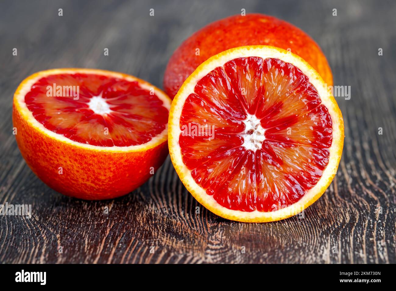 red orange with red flesh, ripe and juicy orange hybrid with red flesh ...