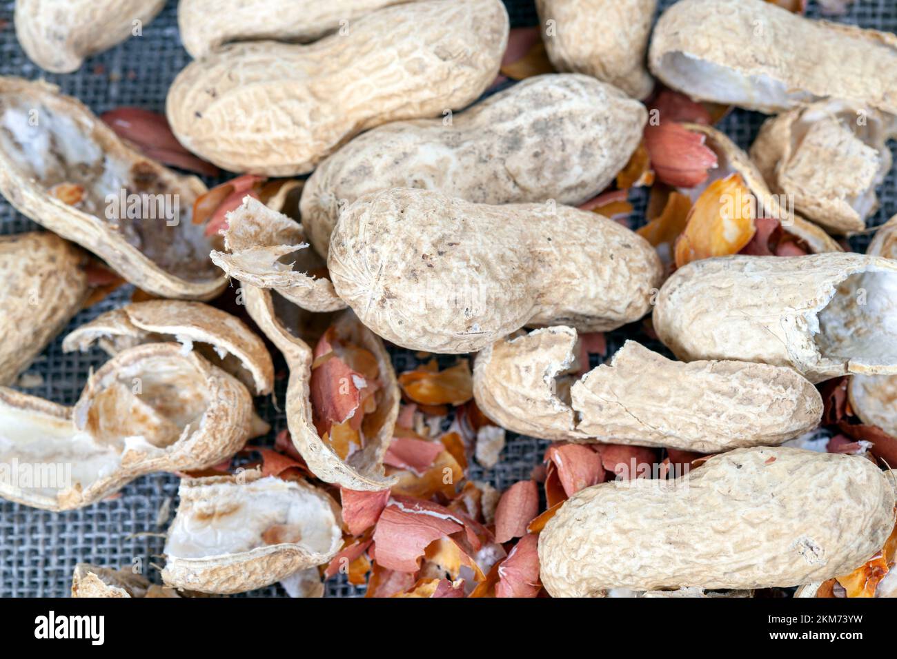 peanuts roasted and ready for use in cooking, a group of peanuts ready ...
