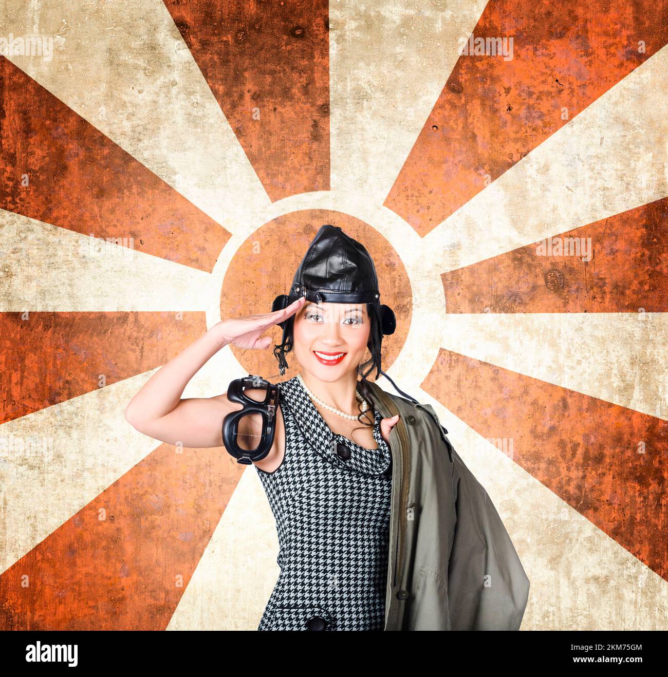 Asian female pilot hi-res stock photography and images - Alamy