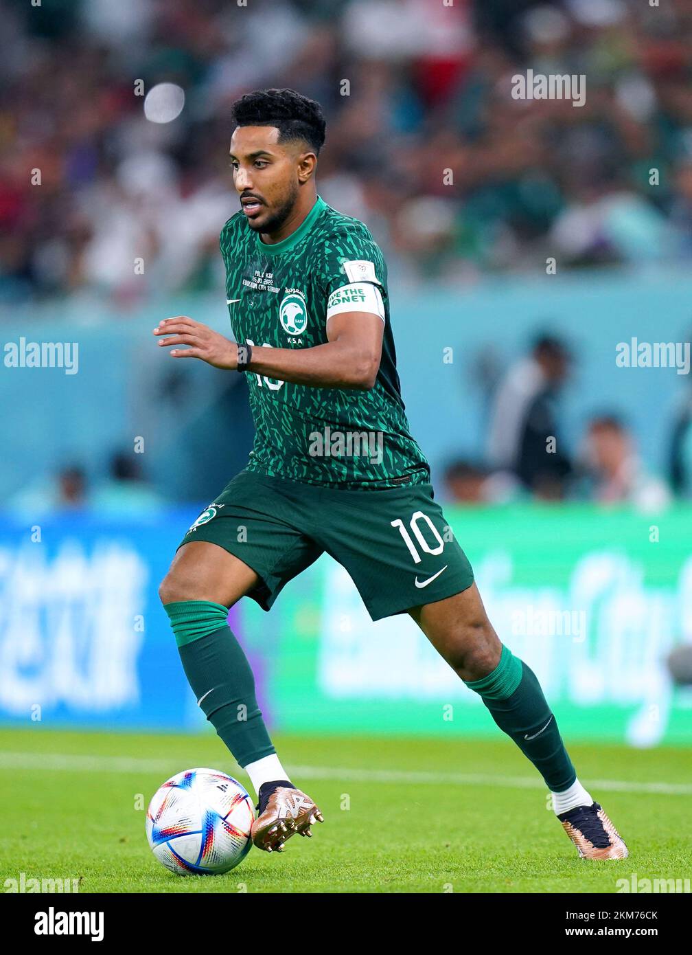 Saudi Arabia's Salem Al-Dawsari during the FIFA World Cup Group C match ...