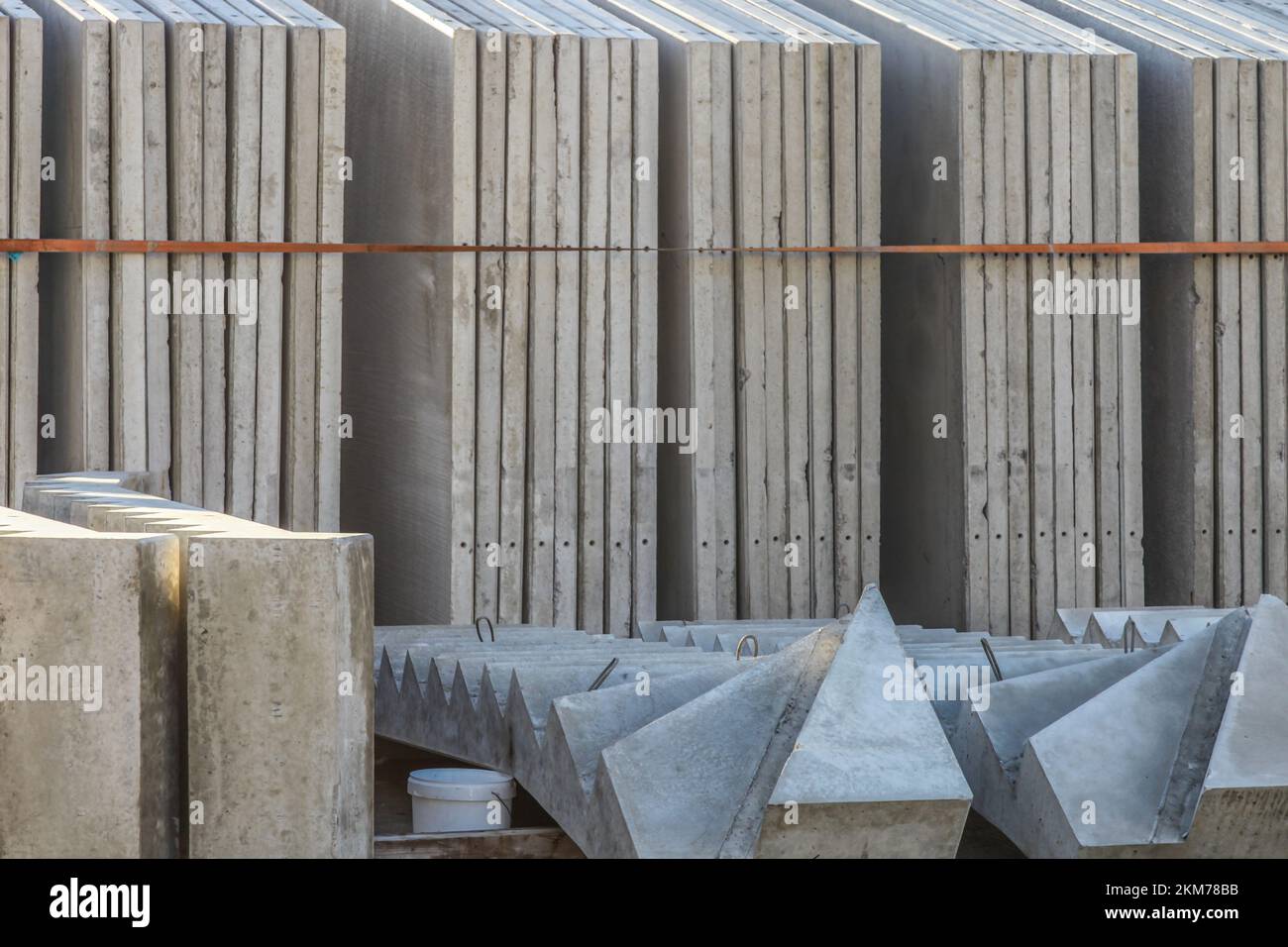 Precast concrete stairs in element stock Stock Photo - Alamy