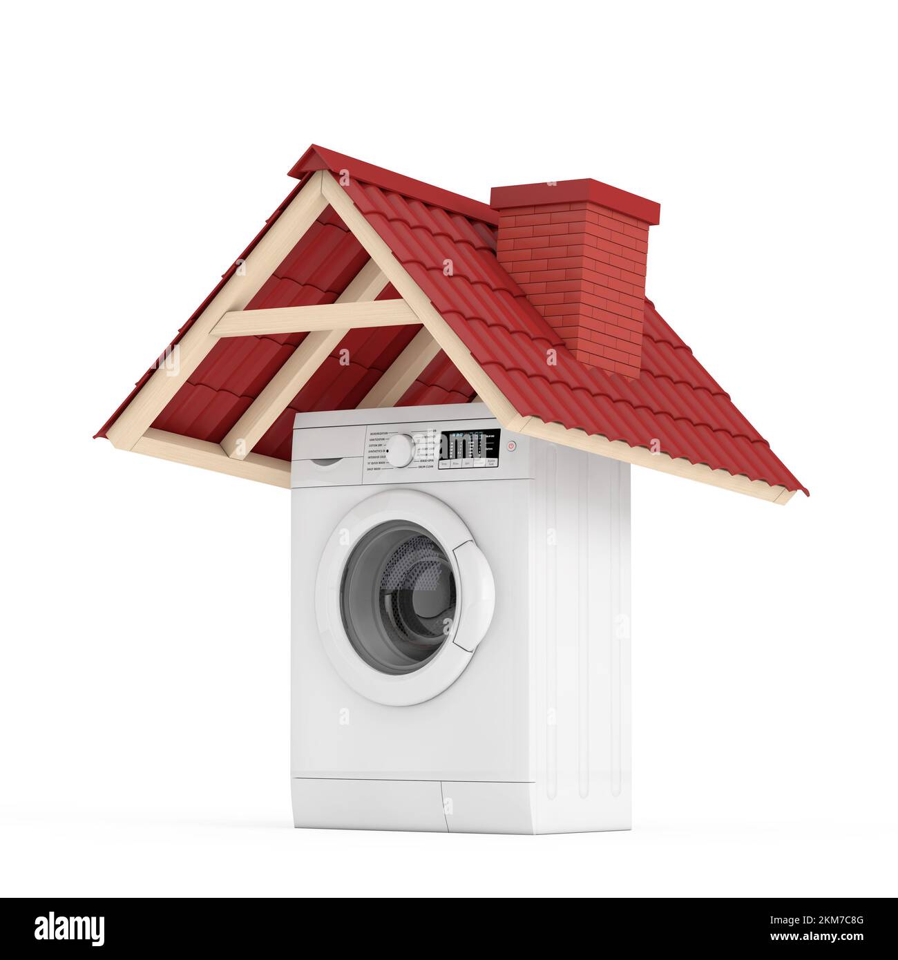 Rooftop washing Cut Out Stock Images & Pictures - Alamy