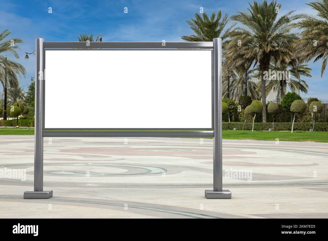 Blank Trade Show LCD Screen Stand Display Billboard as Template for ...