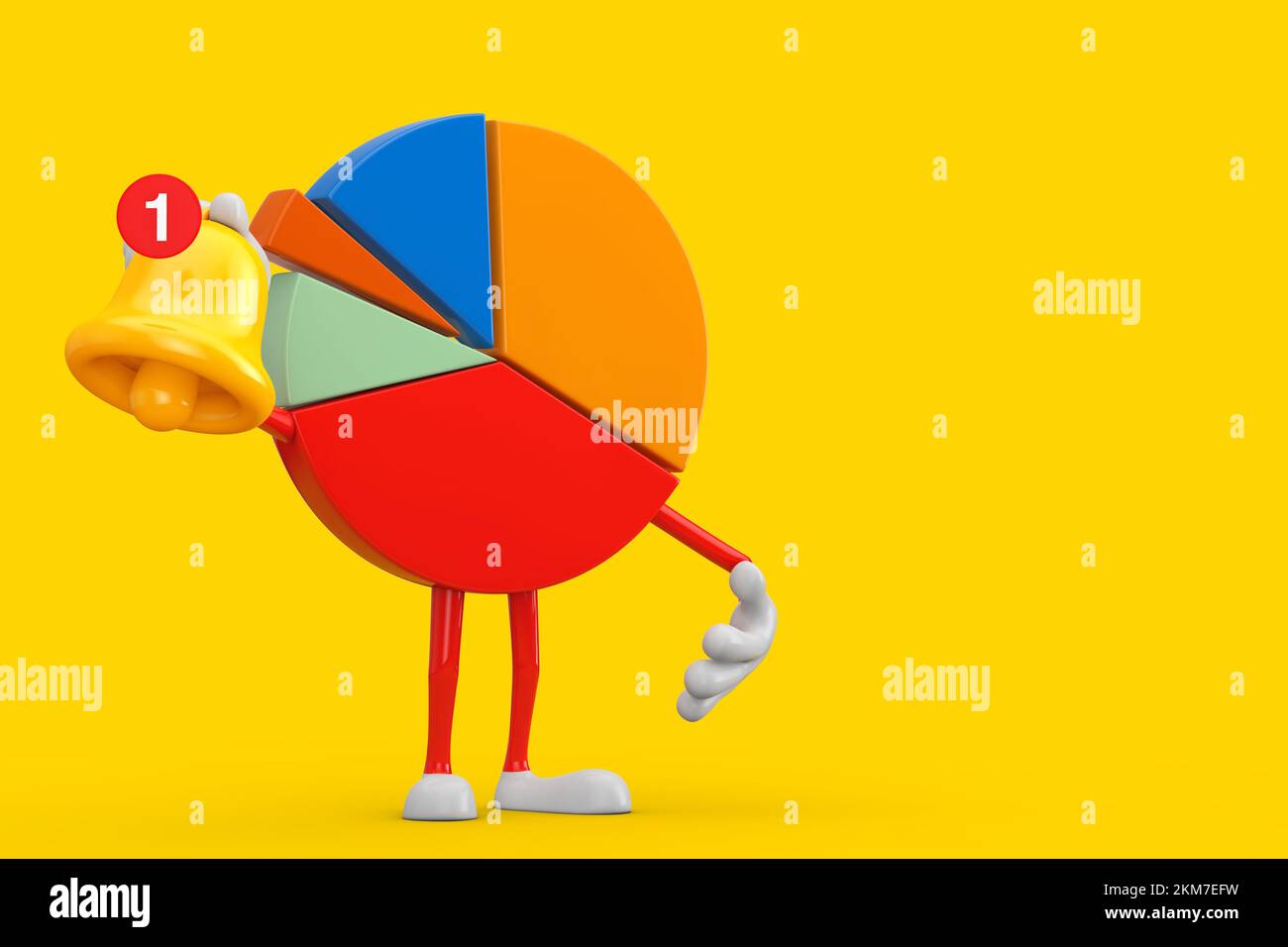 Info Graphics Business Pie Chart Character Person witn Cartoon Social ...