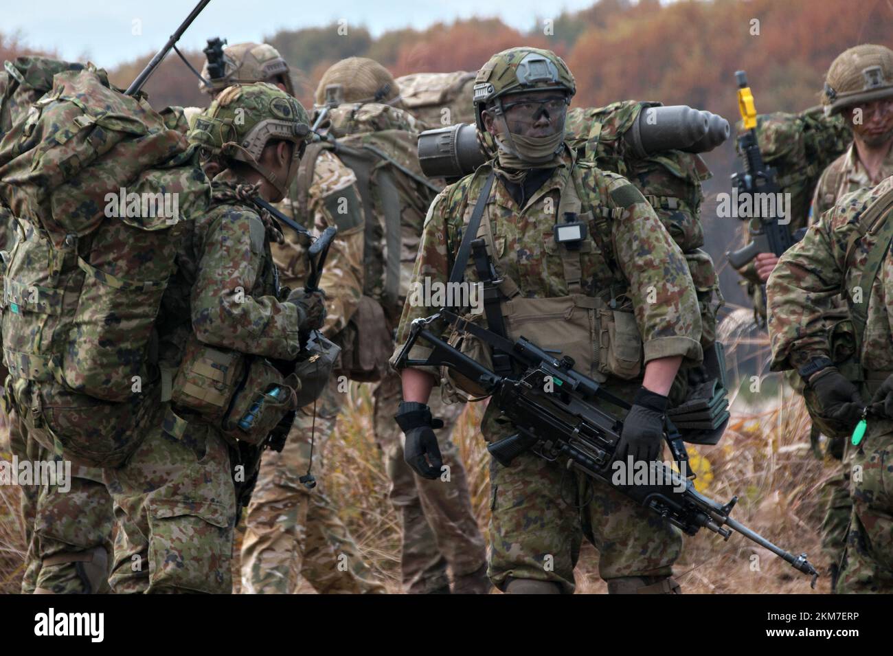 Shinto, Japan. 26th Nov, 2022. Member of Japan Ground Self-Defense ...