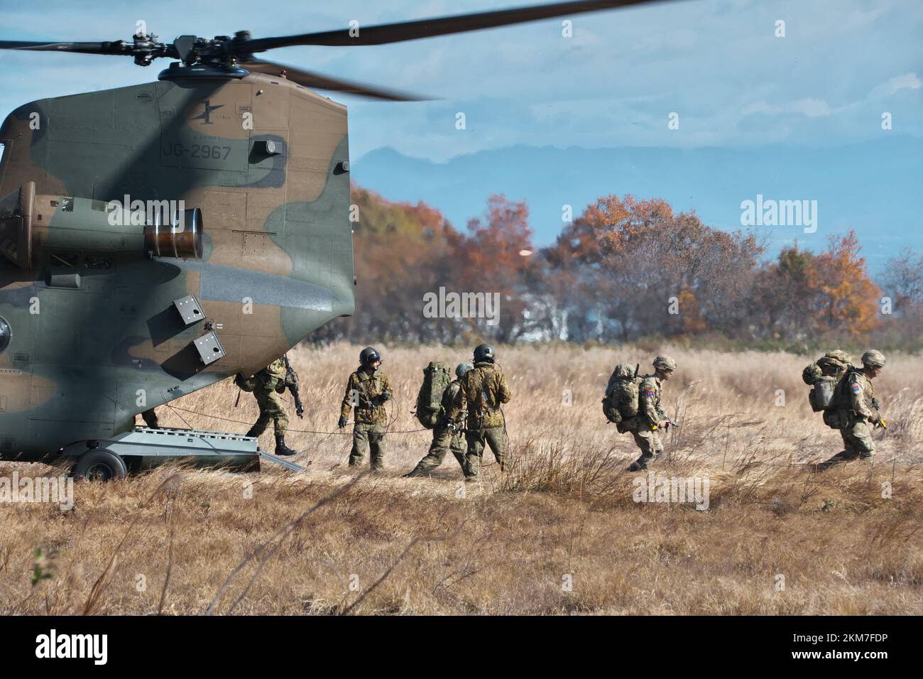 Shinto, Japan. 26th Nov, 2022. Member of Japan Ground Self-Defense ...
