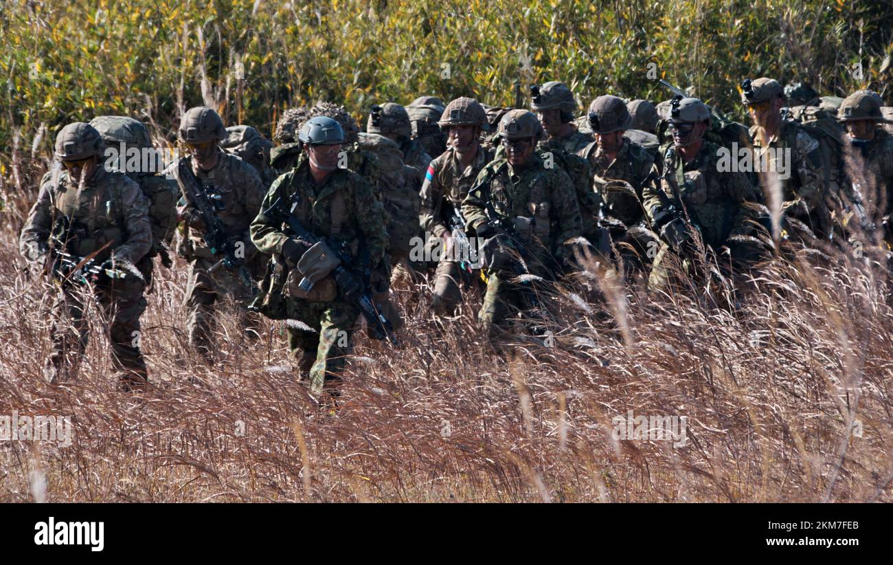 Shinto, Japan. 26th Nov, 2022. Member of Japan Ground Self-Defense ...