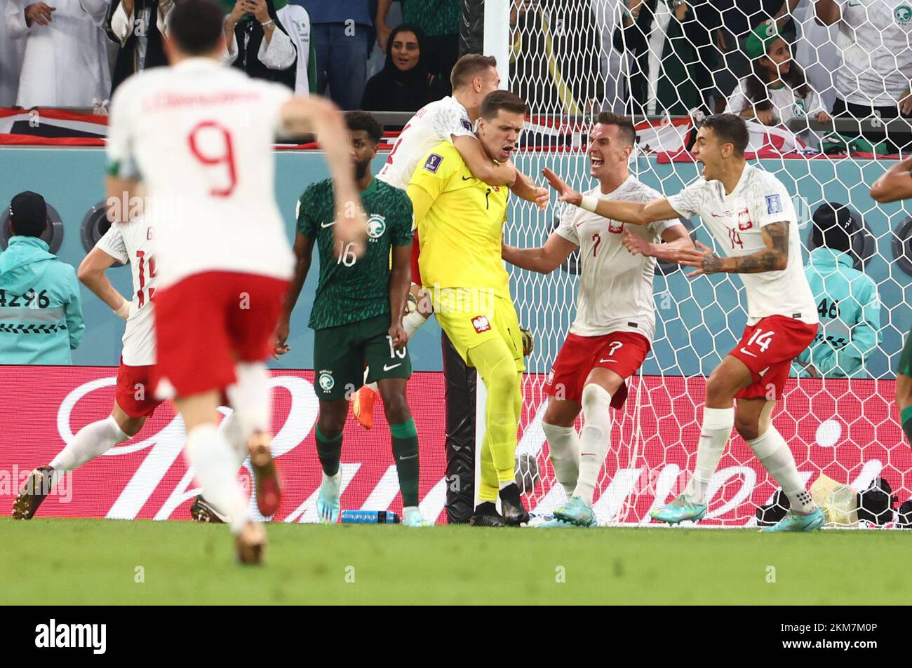 Doha, football, FIFA World Cup 2022, Poland. 26th Nov, 2022. vs Saudi ...