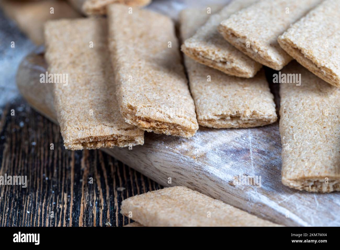 wheat long cookies stuffed with mashed different fruits, cookies with ...