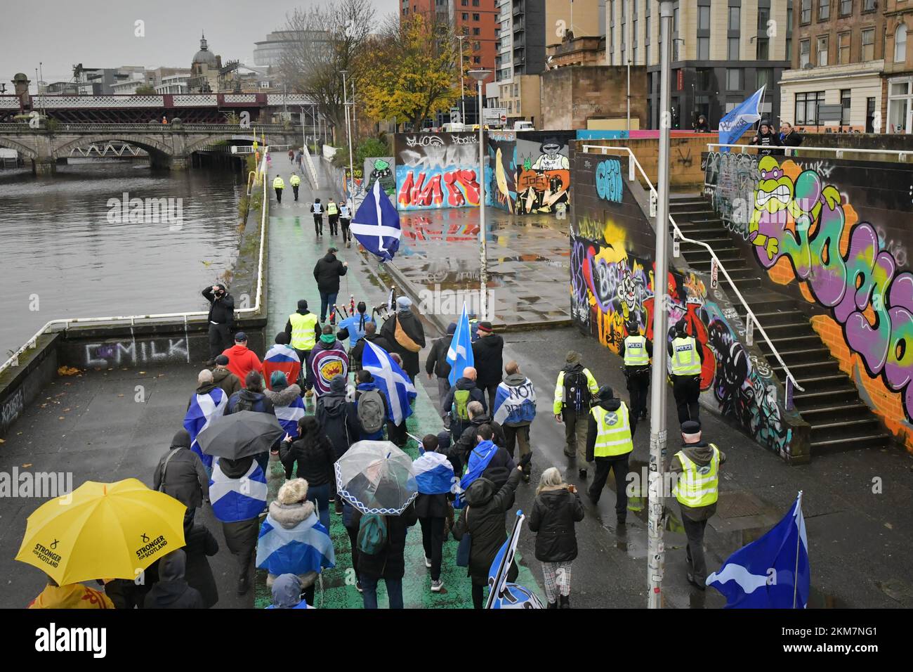 Glasgow Scotland, UK 26 November 2022. All Under One Banner, Scottish ...