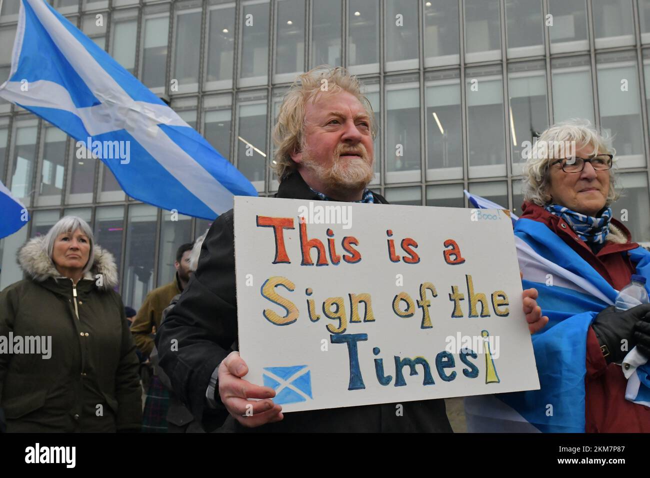 Glasgow Scotland, UK 26 November 2022. All Under One Banner, Scottish ...
