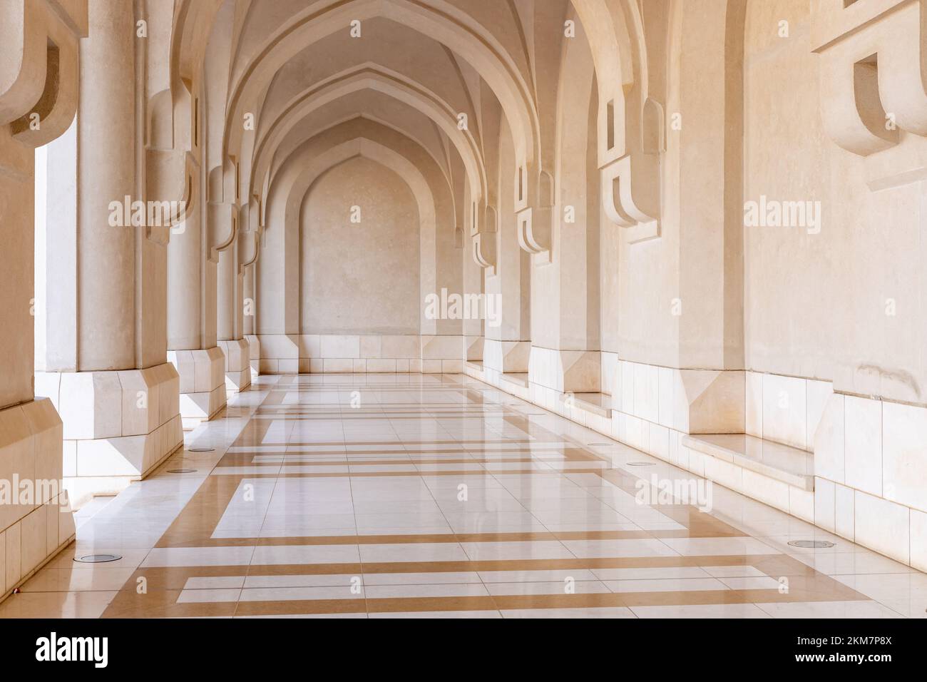 Al Alam Sultan Palace in Muscat, Oman. Arabian Peninsula Stock Photo ...