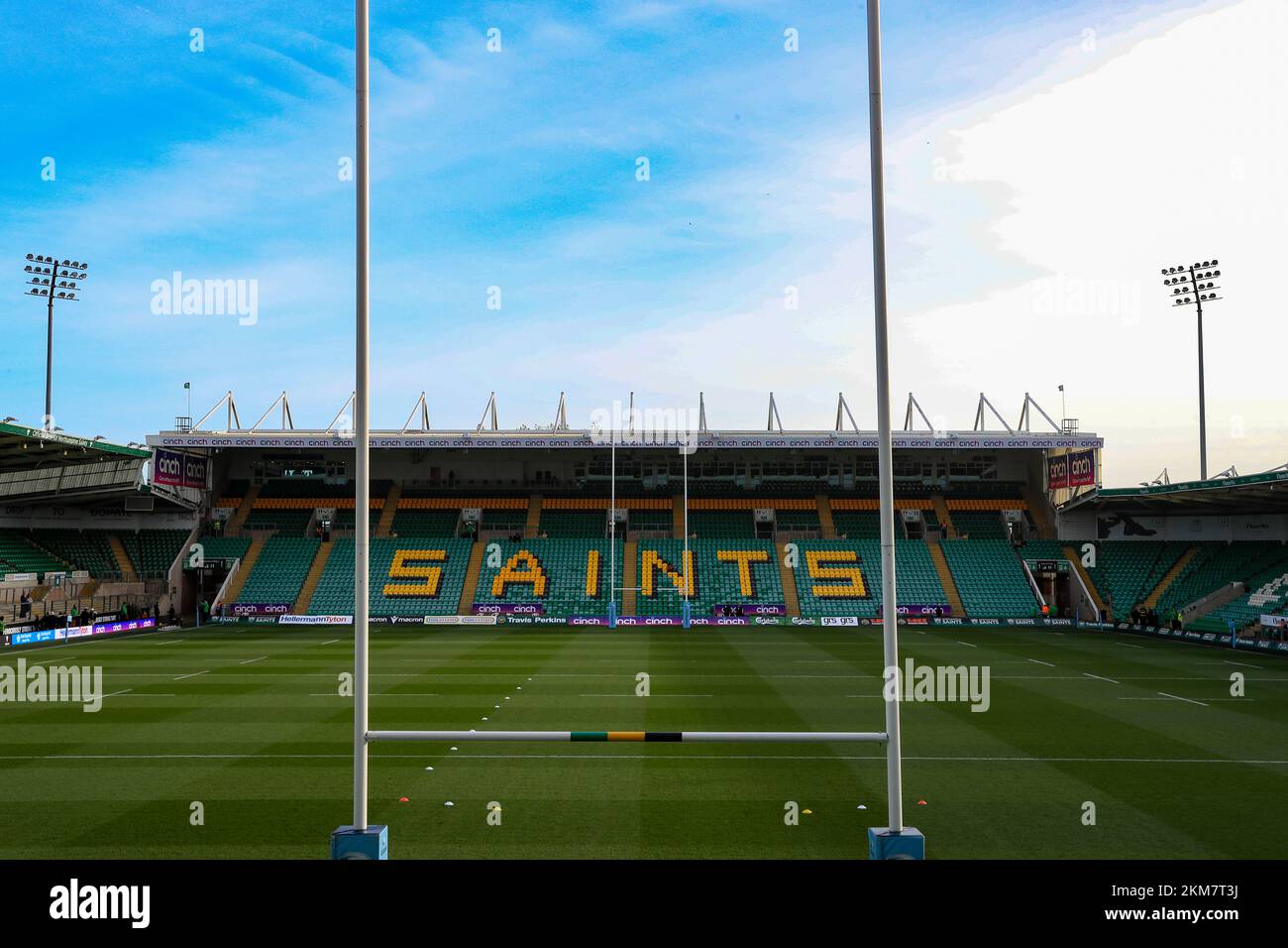 General view inside the ground ahead ahead of the club friendly match ...