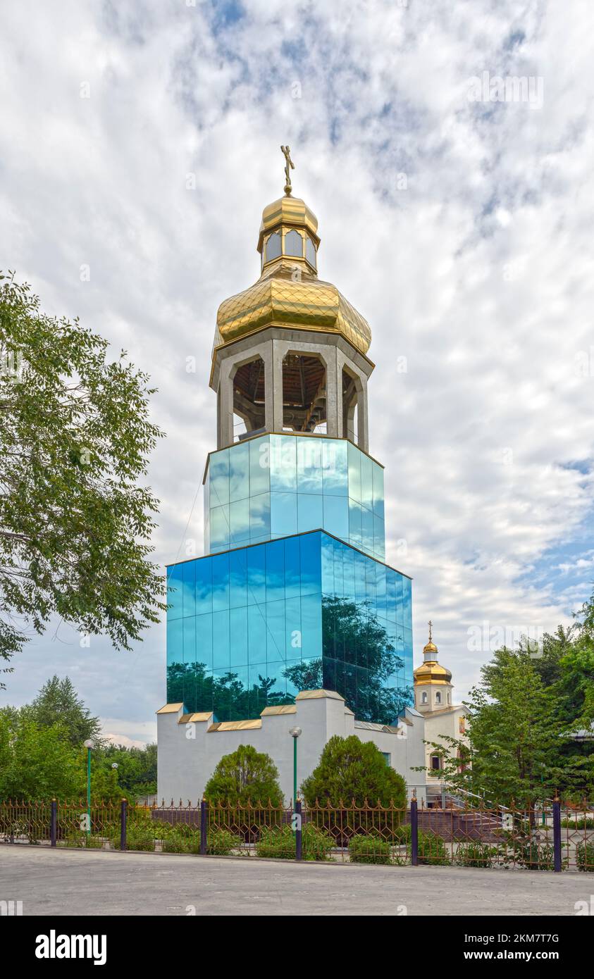 Bell tower of temple in honor of the Exaltation of the Honorable and ...