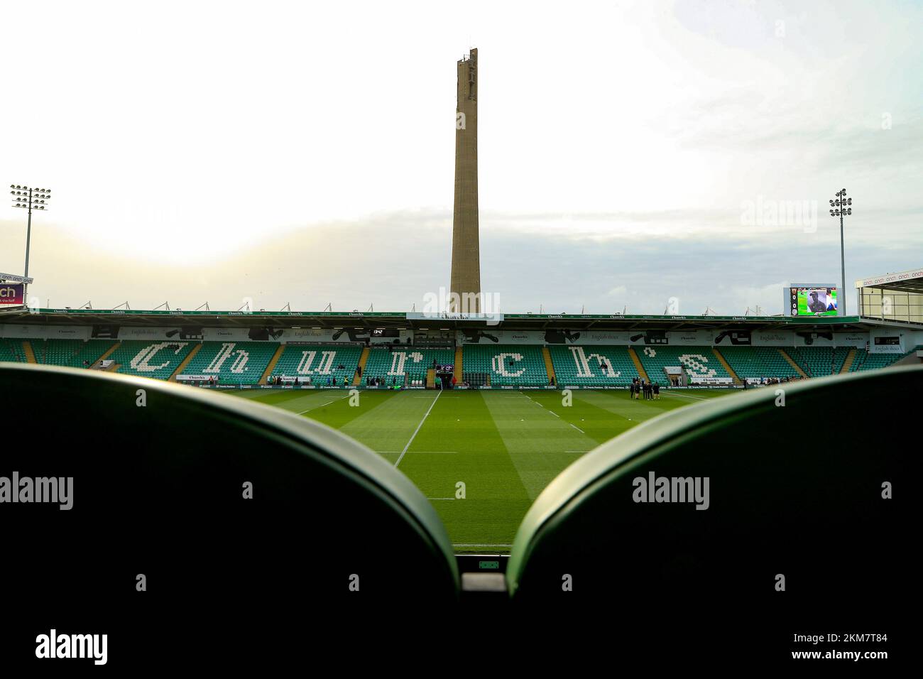 General view inside the ground ahead ahead of the club friendly match ...