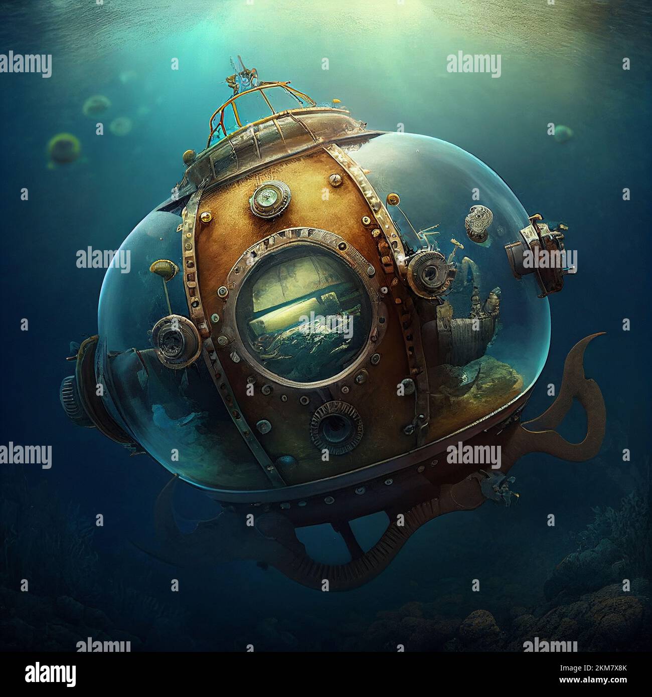 Vintage steam ship fantasy hi-res stock photography and images - Alamy