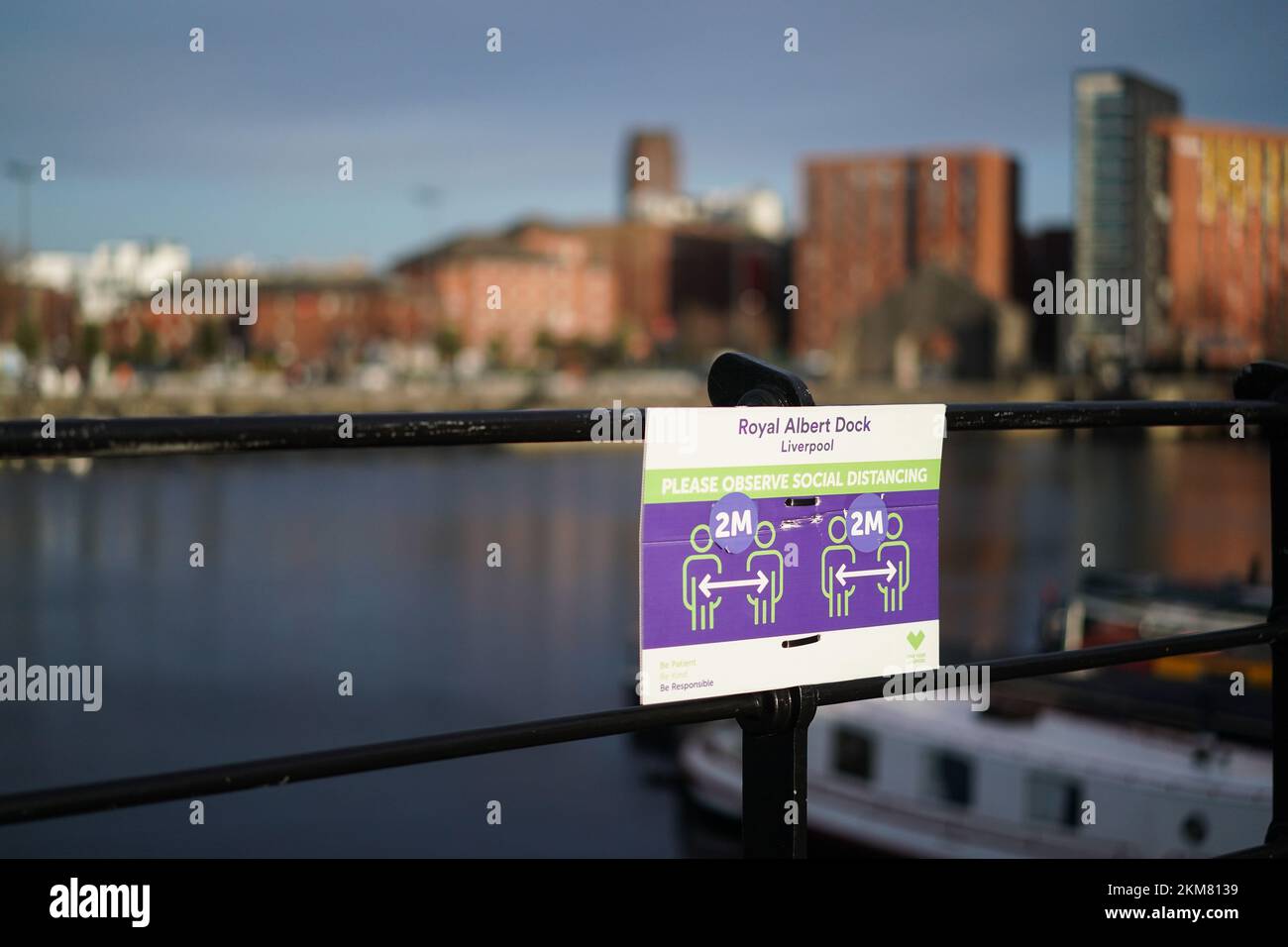 Please keep your distance sign boards in to create awareness of ...