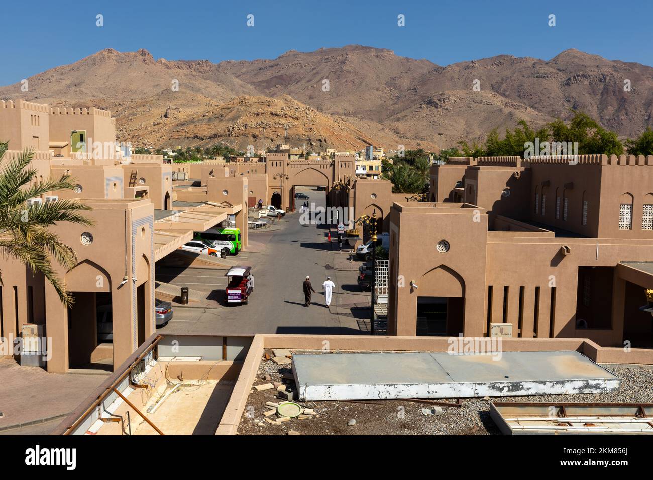 Nizwa city walls. Traditional medieval architecture in Nizwa, Oman ...