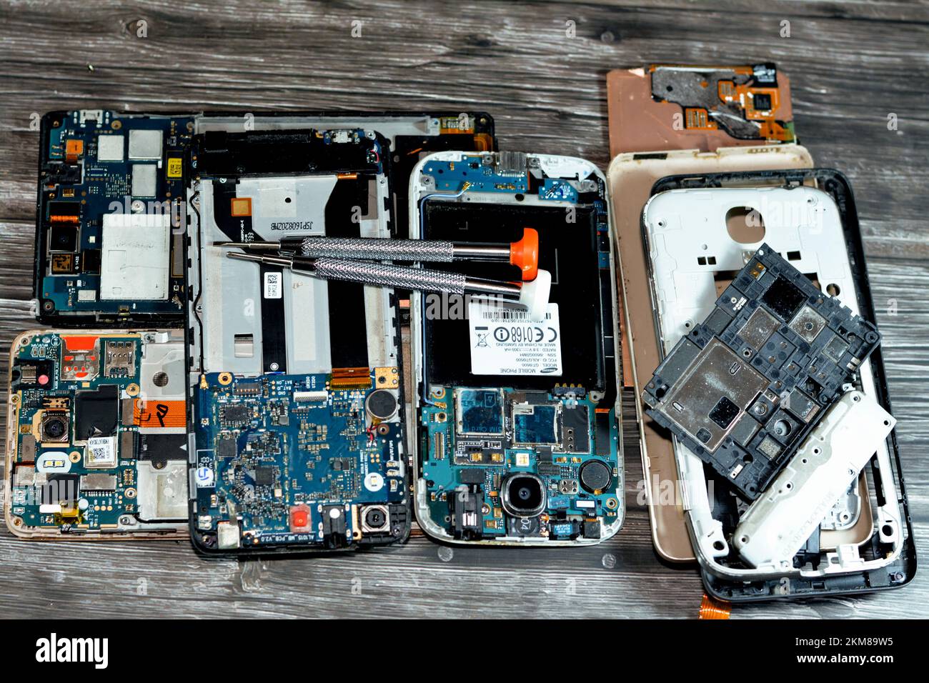 Cairo, Egypt, November 9 2022: Smartphone cellular mobile devices from ...