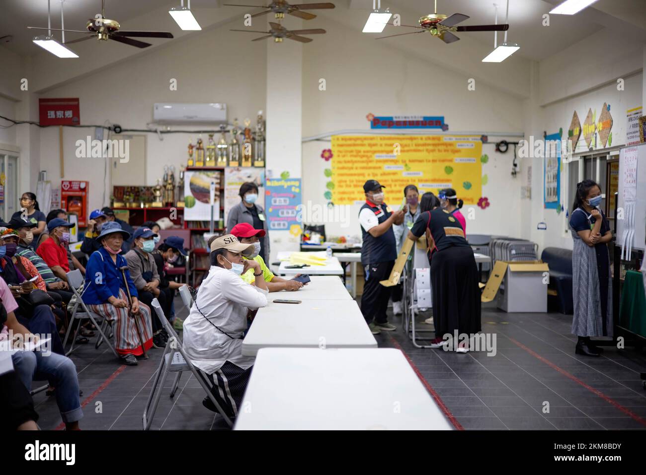 Taiwan. 26th Nov, 2022. The view of attentive local indigenous ...