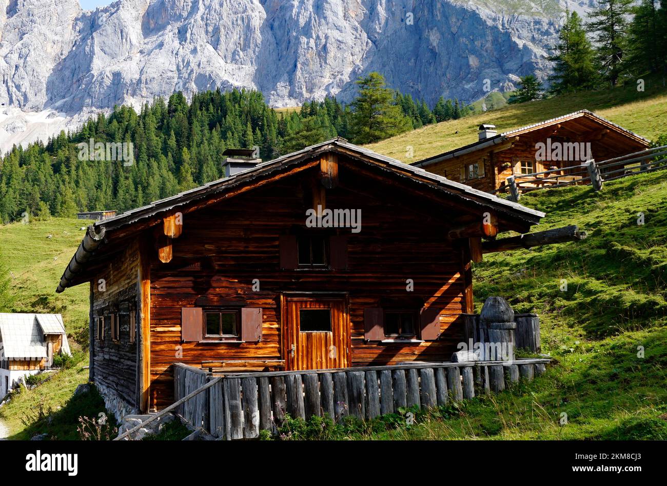 Mountain cottage in alps hi-res stock photography and images - Alamy