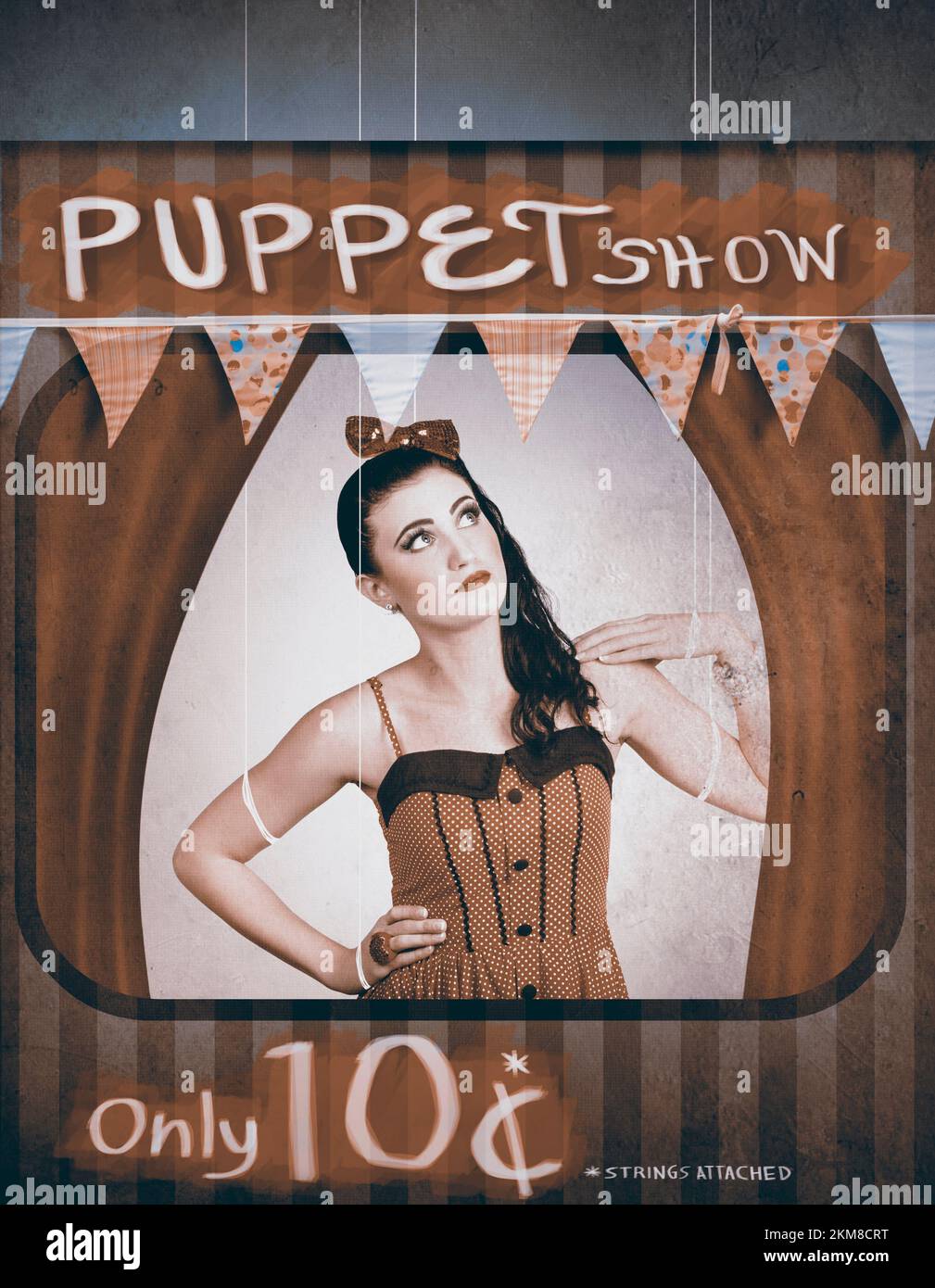 Woman game show vintage hi-res stock photography and images - Alamy