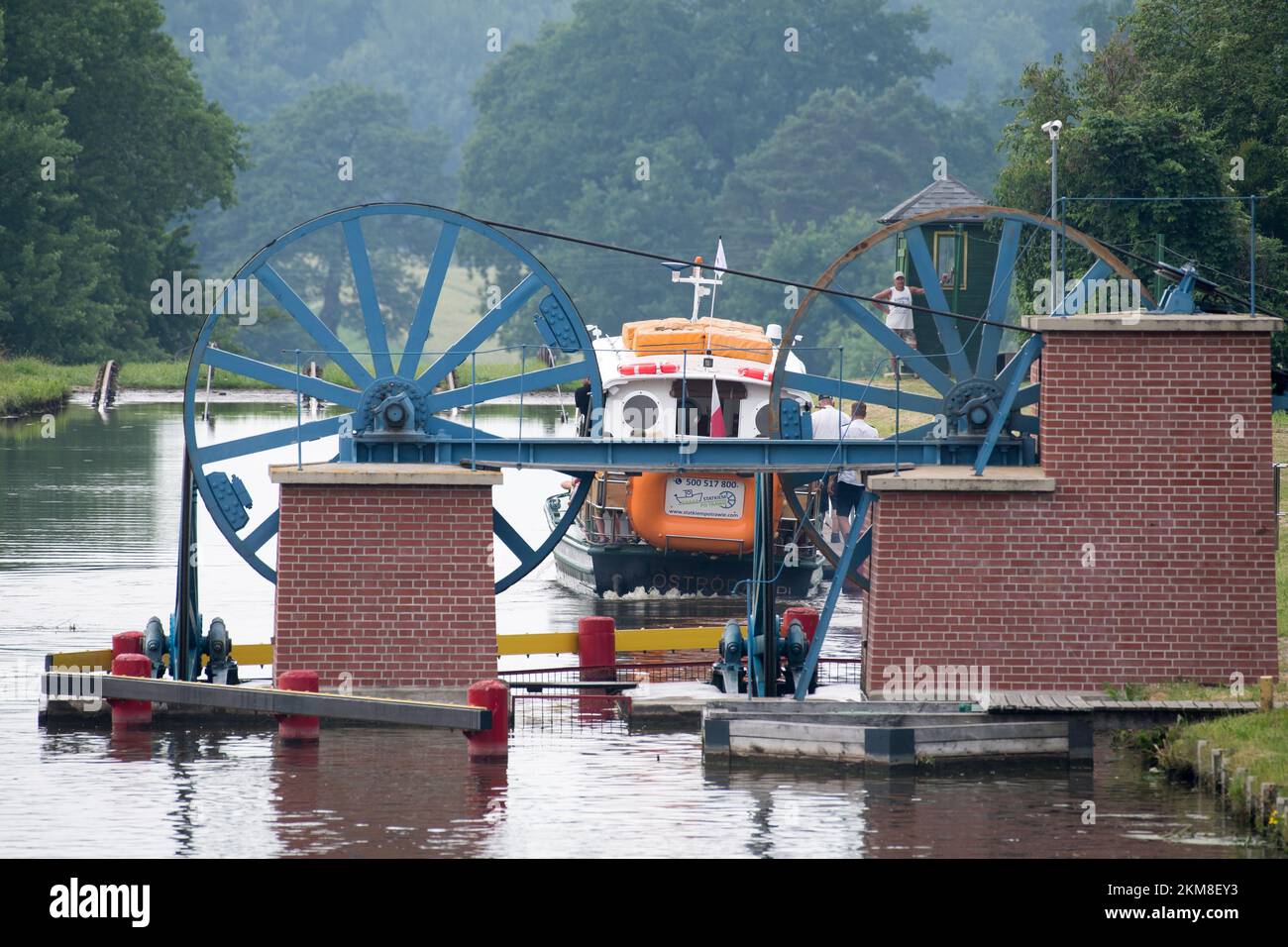Inclined plane in Katy, Poland, one of five, at 84 km long Kanal ...