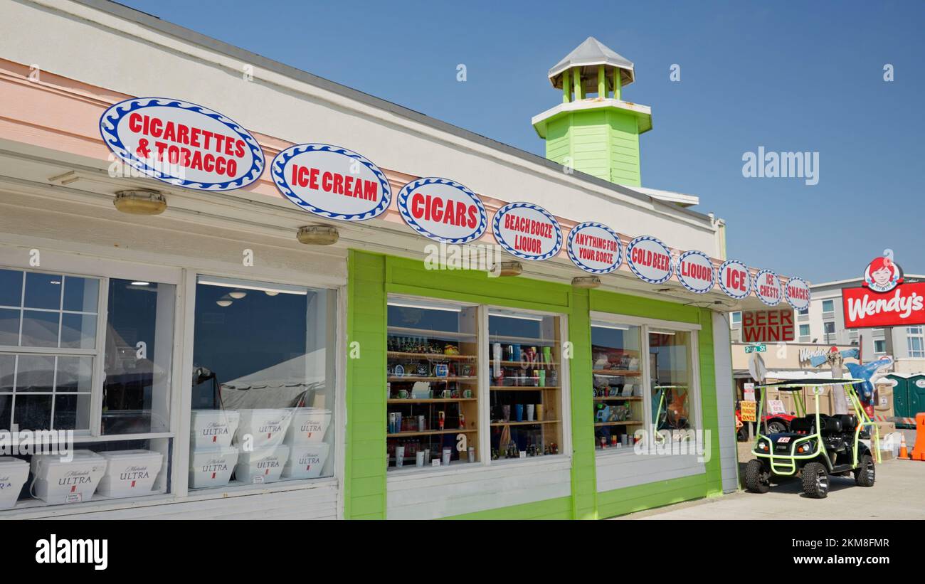 Shops at Galveston Beach - GALVESTON, UNITED STATES - NOVEMBER 03, 2022 ...