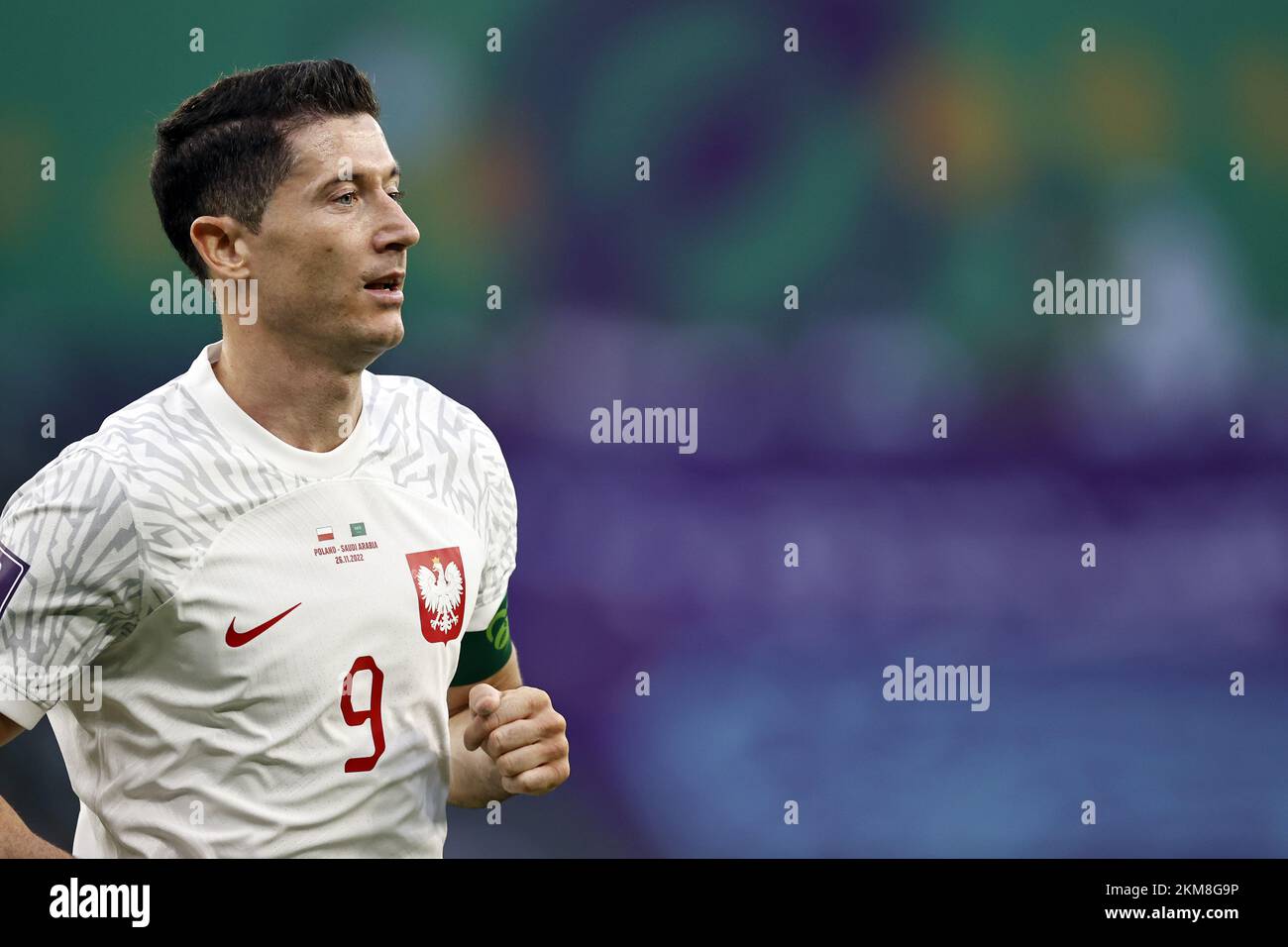 Qatar. 26th Nov, 2022. DOHA - Robert Lewandowski of Poland during the ...