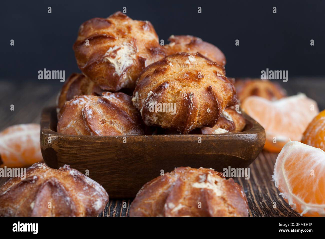 custard cake with butter cream with the taste of condensed milk, small ...
