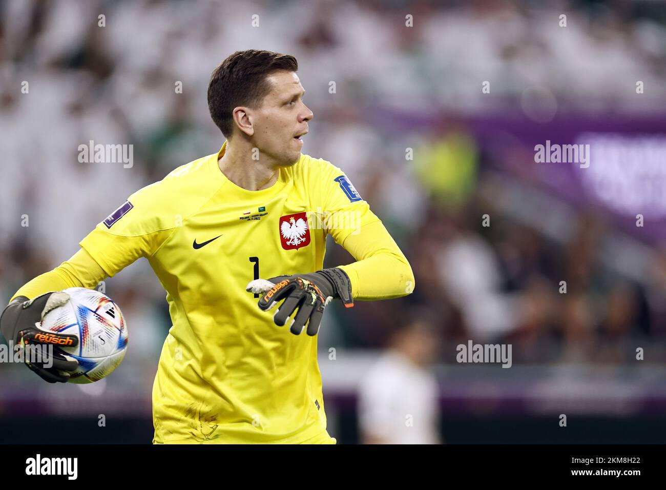 Qatar. 26th Nov, 2022. DOHA - Poland goalkeeper Wojciech Szczesny ...