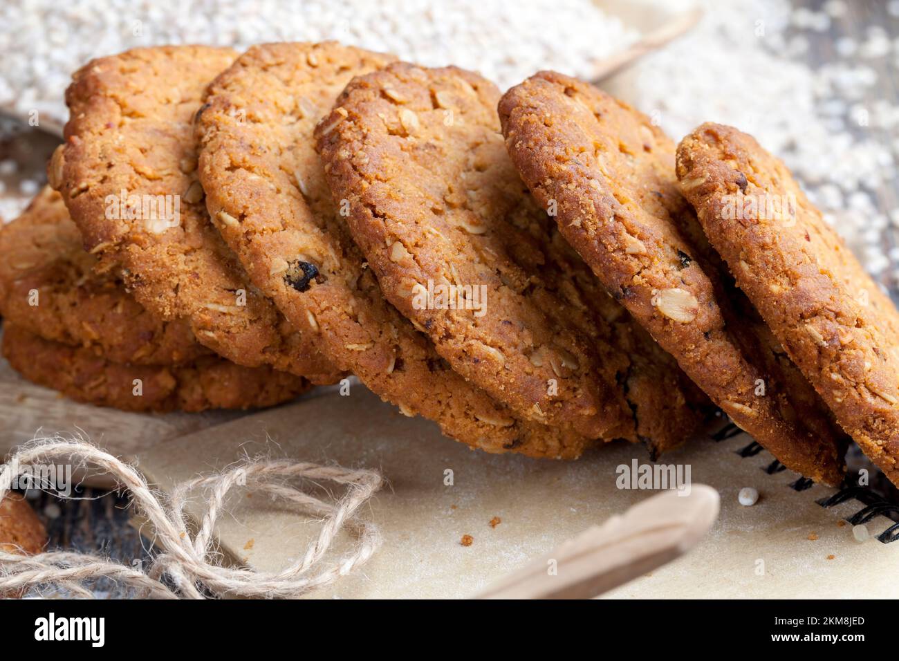 oatmeal cookies with the addition of dried fruits and various types of ...