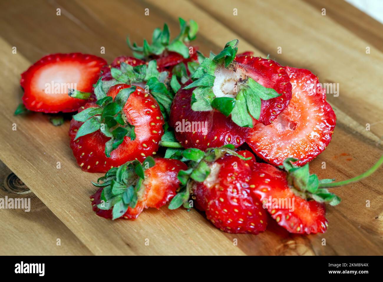 ripe red strawberries are used for making desserts, red strawberries in ...