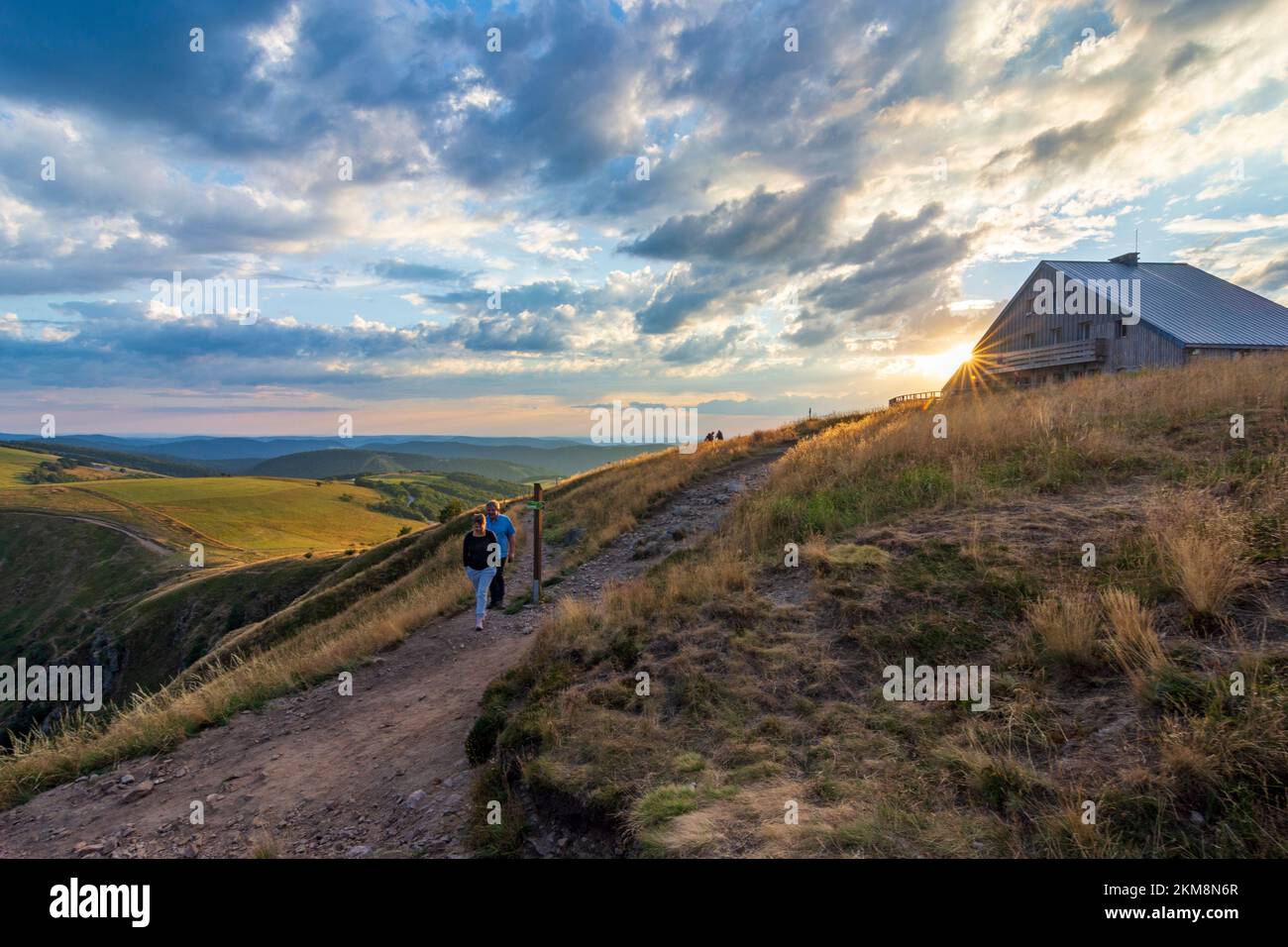 Hiker in alsace elsass hi-res stock photography and images - Alamy